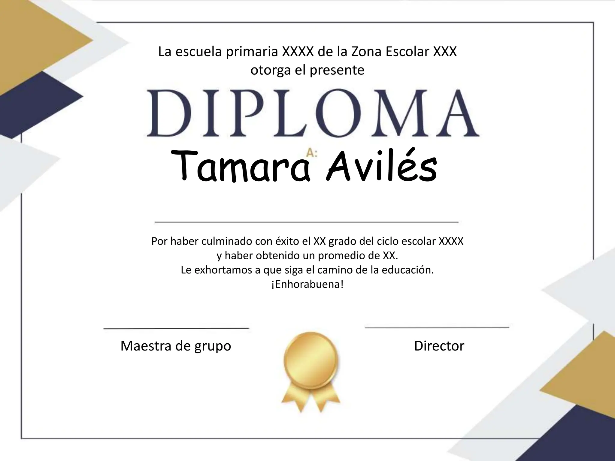 FORMATO DIPLOMAS FORMALES000000000 00(1).pptx | Graduation | Personal ...