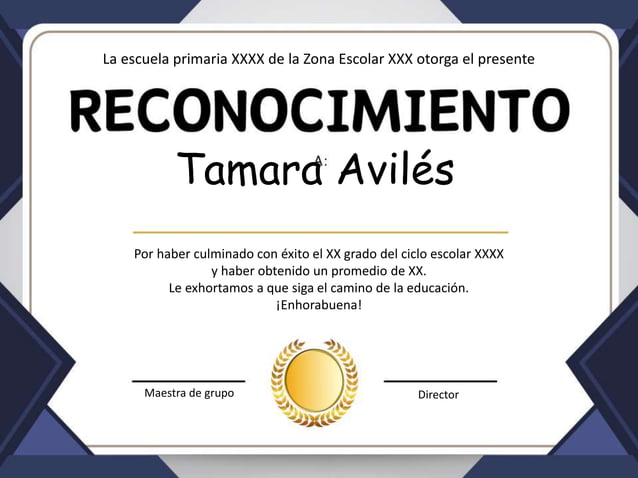 FORMATO DIPLOMAS FORMALES000000000 00(1).pptx | Graduation | Personal ...