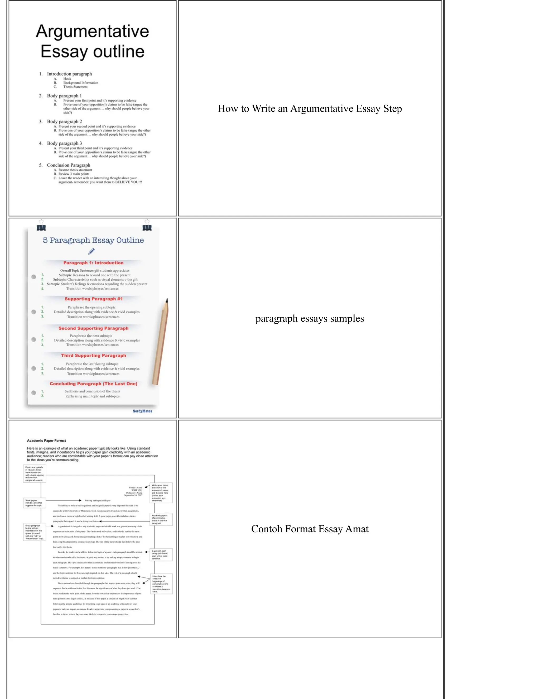 Format Of An Essay Writing | PDF