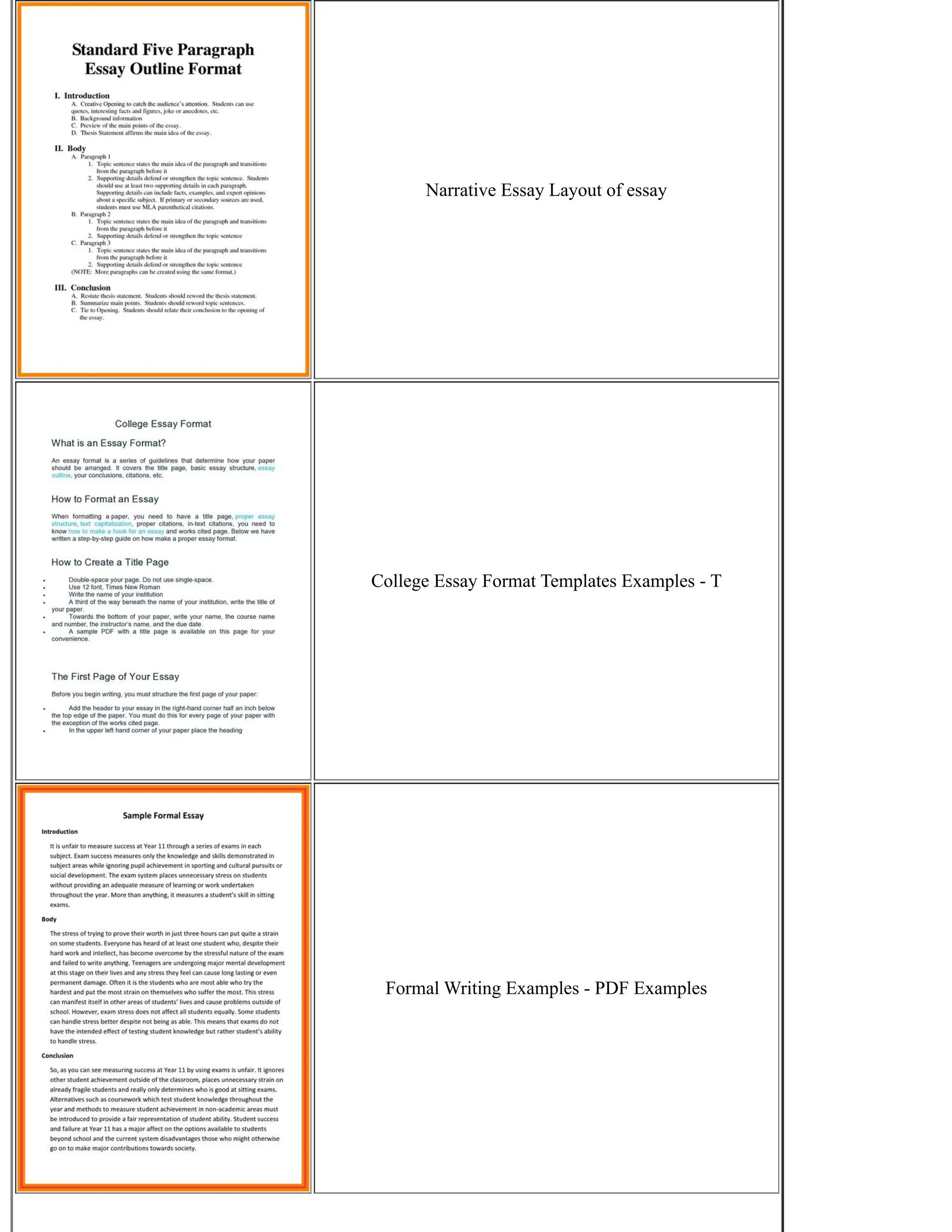 Format Of An Essay Writing | PDF
