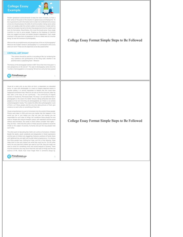 Format Of An Essay Writing | PDF