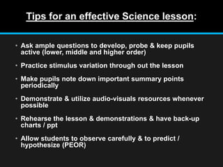 Format of a Science Lesson Plan Revised | PPTX | Educational Assessment ...