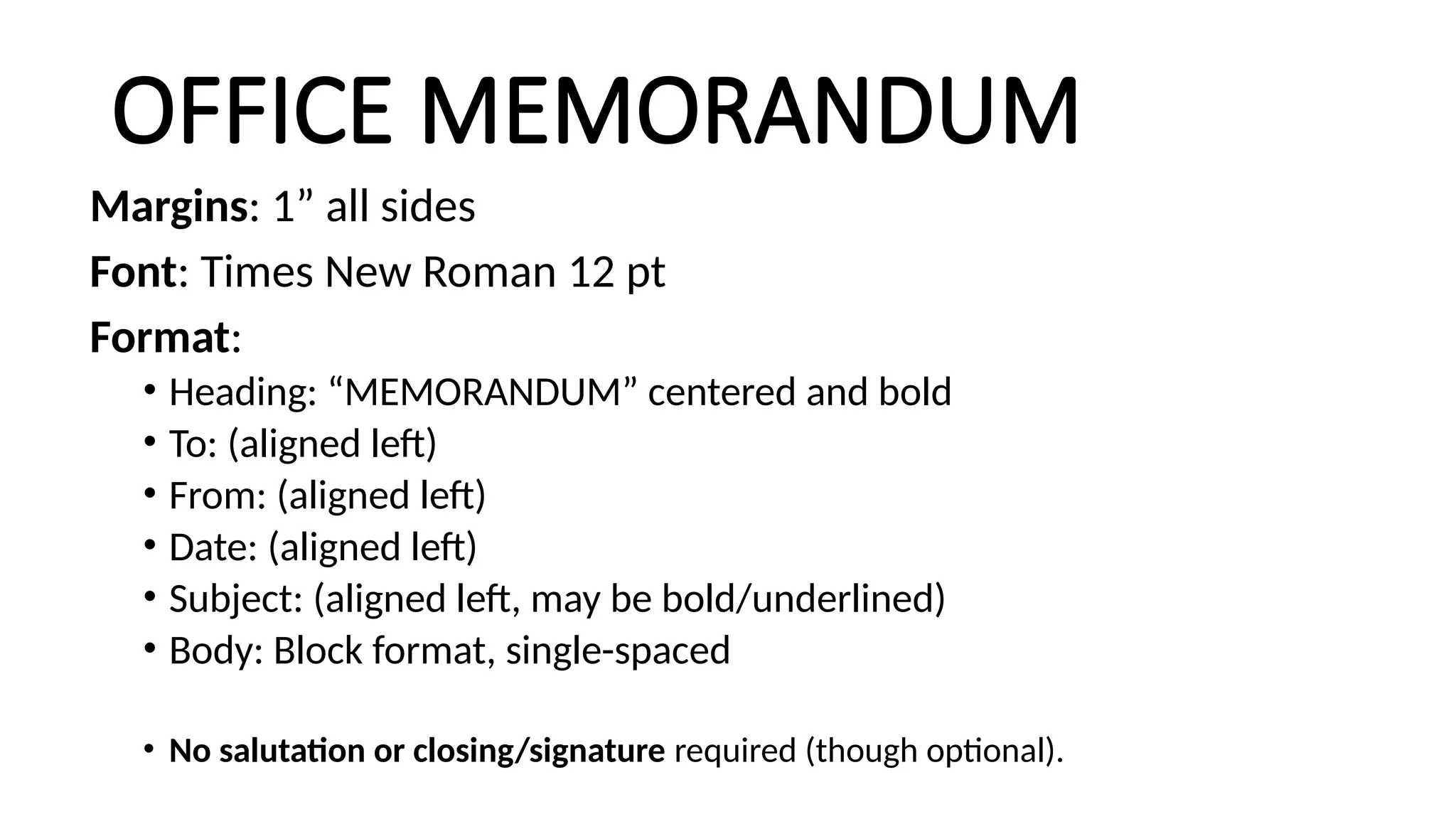 FORMAT OF BUSINESS LETTER - SOFT COPY.pptx
