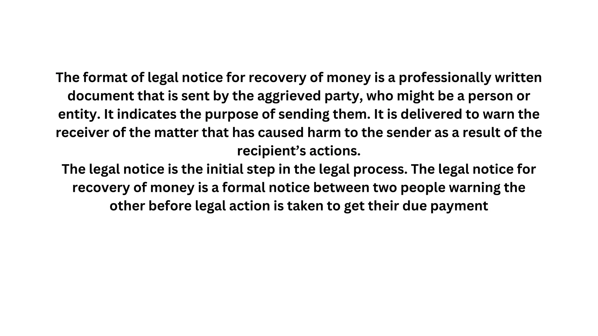 Format of Legal Notice for Recovery of Money (1).pdf