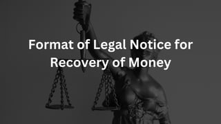Format of Legal Notice for Recovery of Money (1).pdf