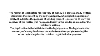 Format of Legal Notice for Recovery of Money (1).pdf