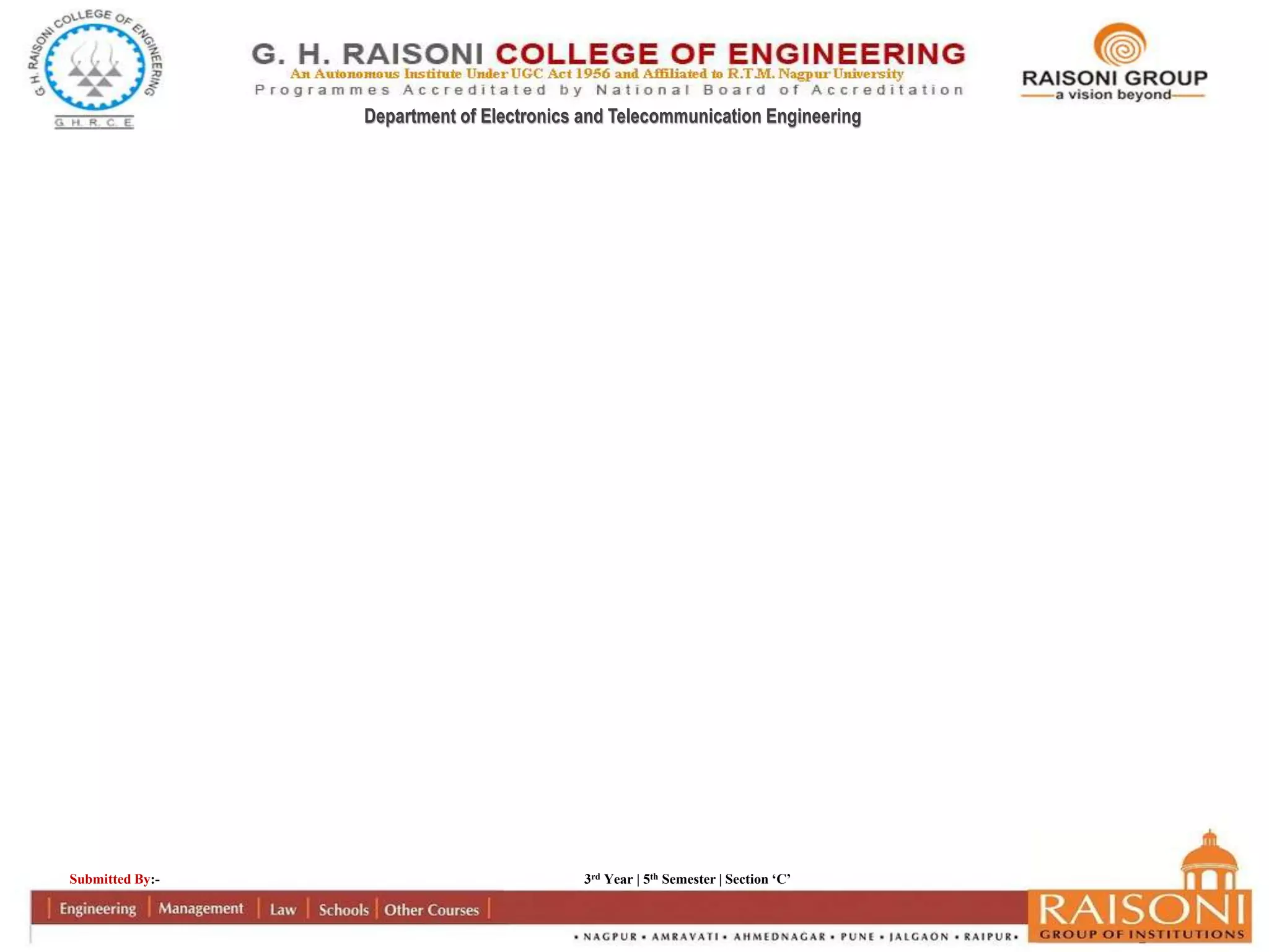 Format of poster GH Raisoni College of Engineering | PPTX