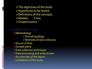 Format of research report | PPTX