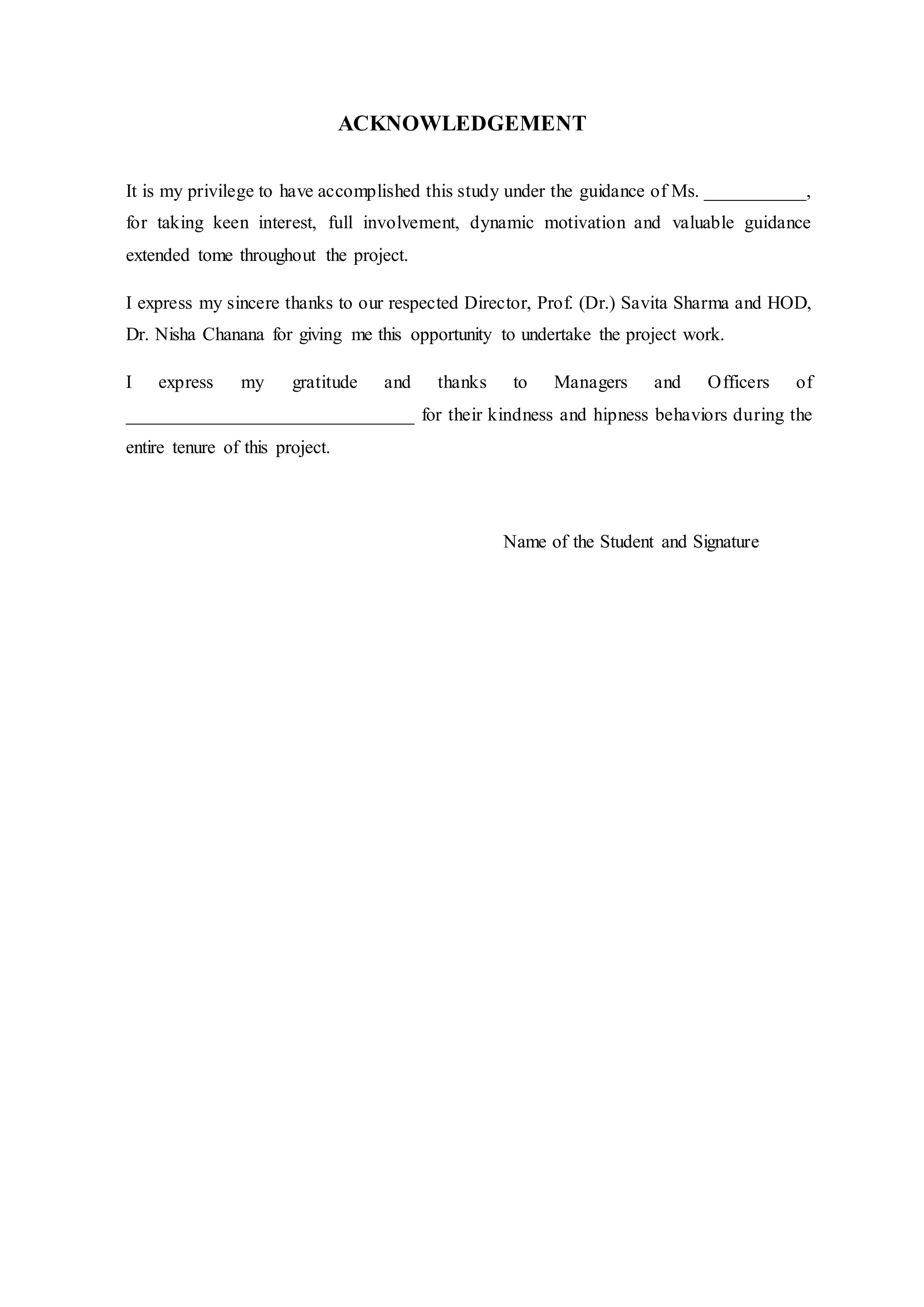 Format of summer training report by munna kumar yadav (MBA) | DOCX