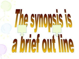 Format Of Synopsis | PPT