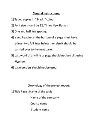 Format of the project | DOCX