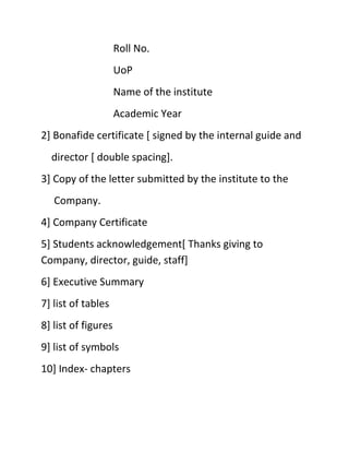 Format of the project | DOCX