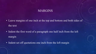 Format of the research | PPTX