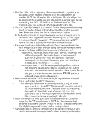 Formato gift | DOCX