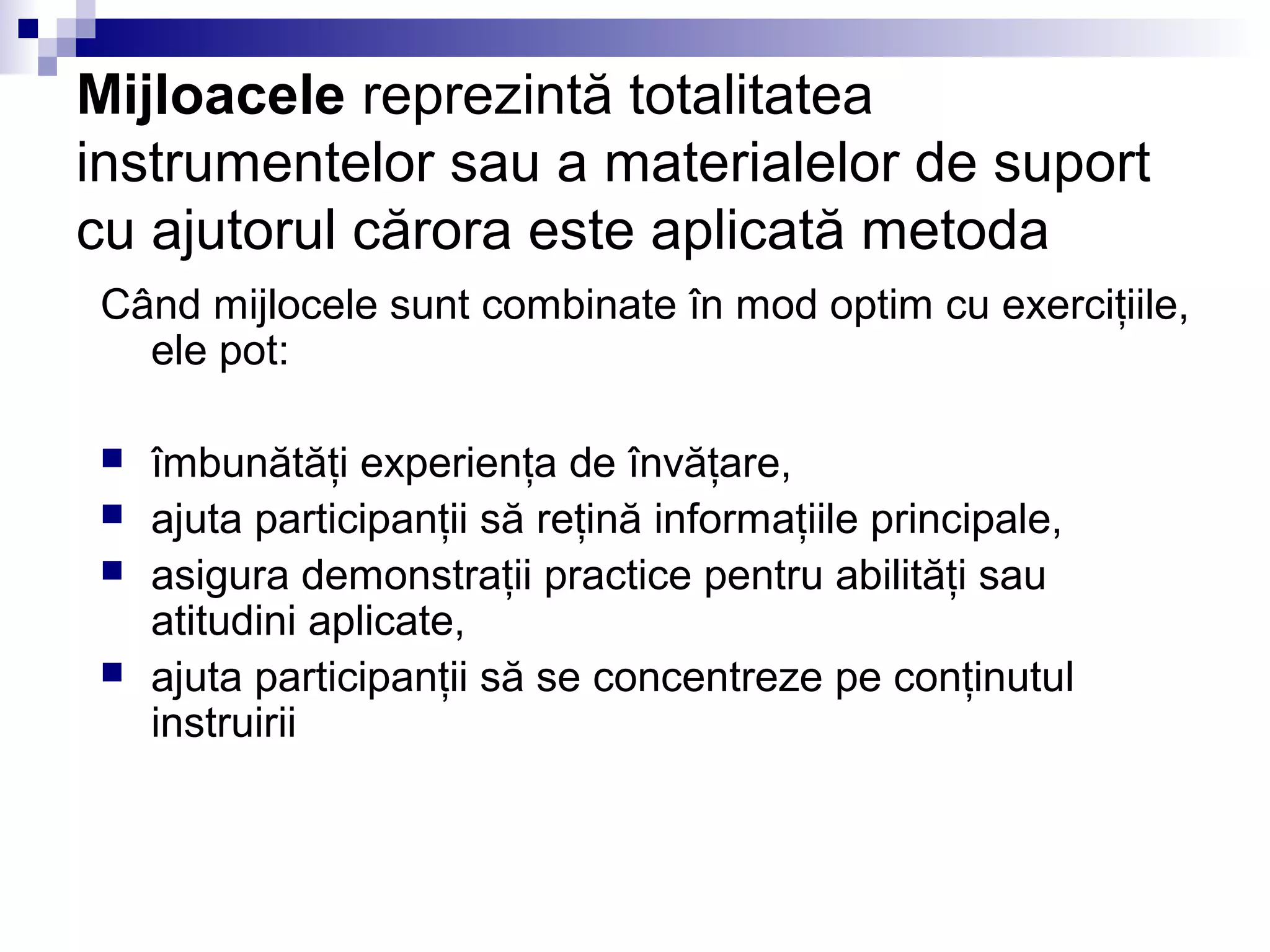 Formator teorii si metode de predare | PPT