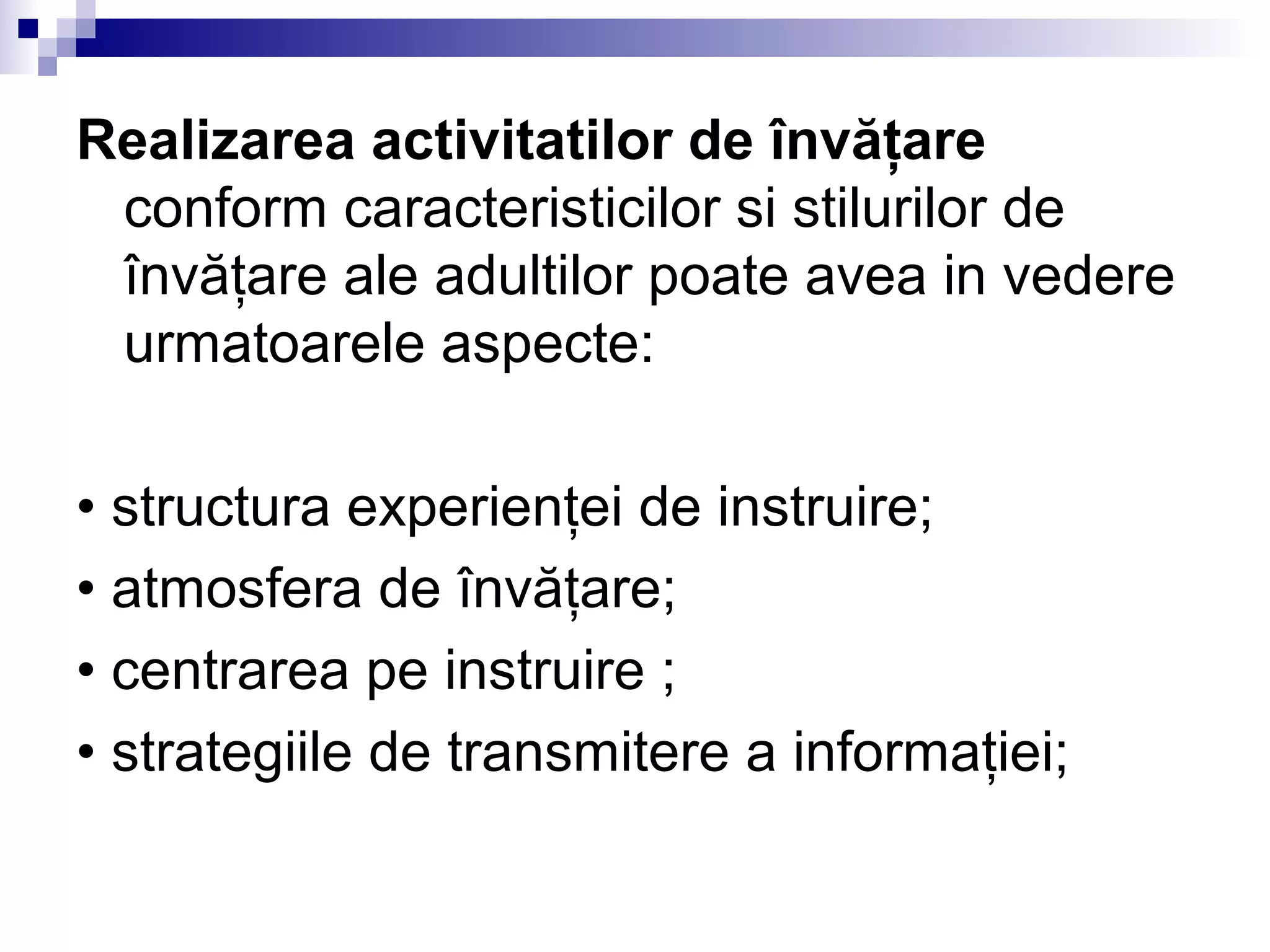 Formator teorii si metode de predare | PPT