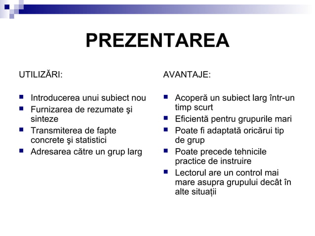 Formator teorii si metode de predare | PPT