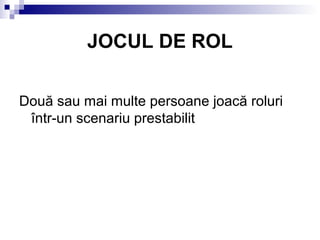 Formator teorii si metode de predare | PPT