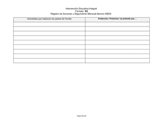Formato R3 mensual | DOC