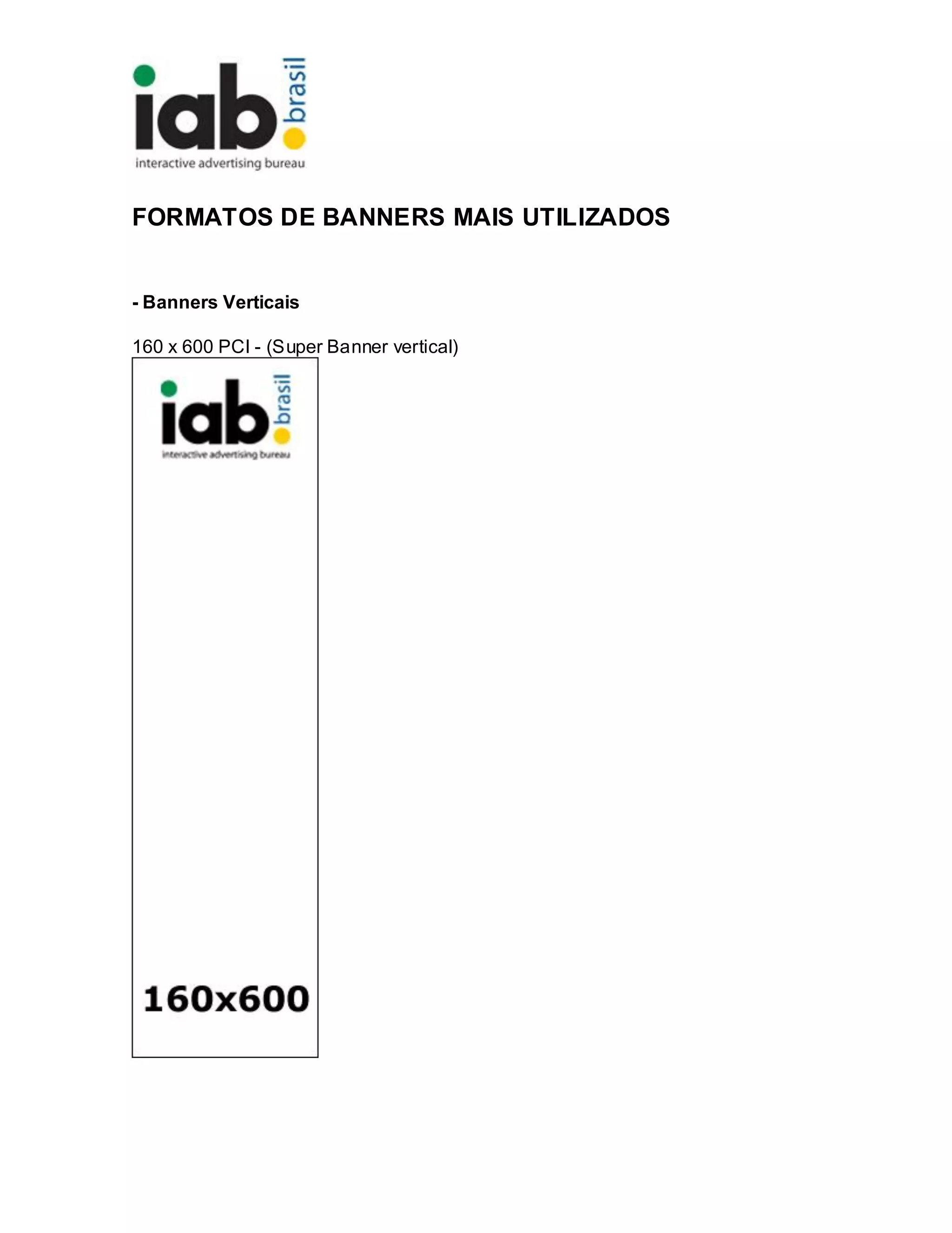 Formatos de banners IAB | PDF | Technology & Computing