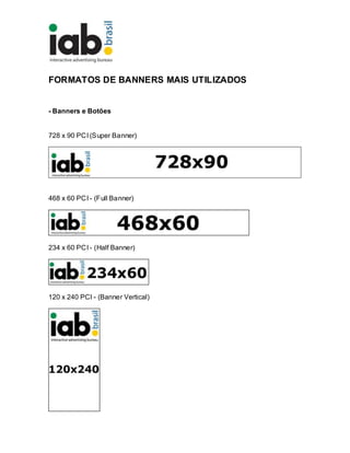 Formatos de banners IAB | PDF