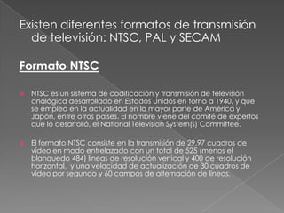 Formatos de televisión | PPTX