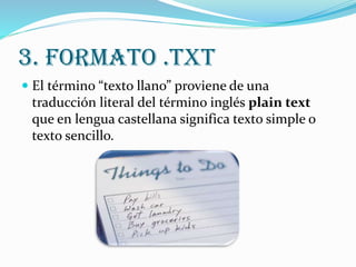 Formatos de texto | PPT