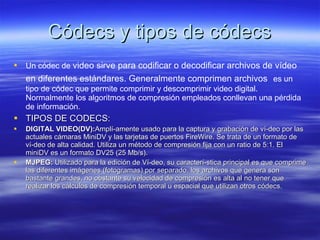 Formatos de video | PPT