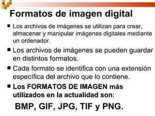 Formatos digitales imagen | PPT