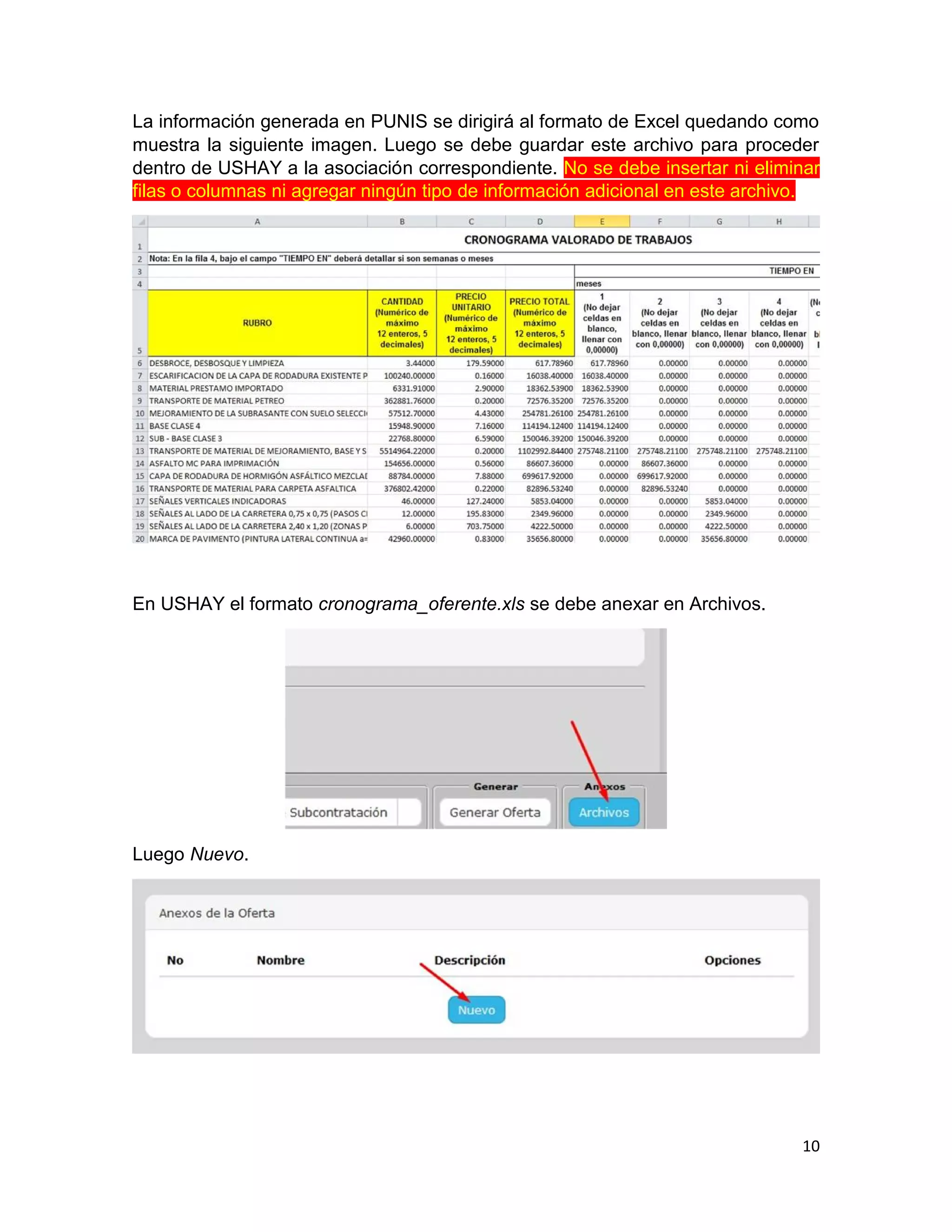 Formatos excel ushay | PDF | Business Accounting & Finance | Business