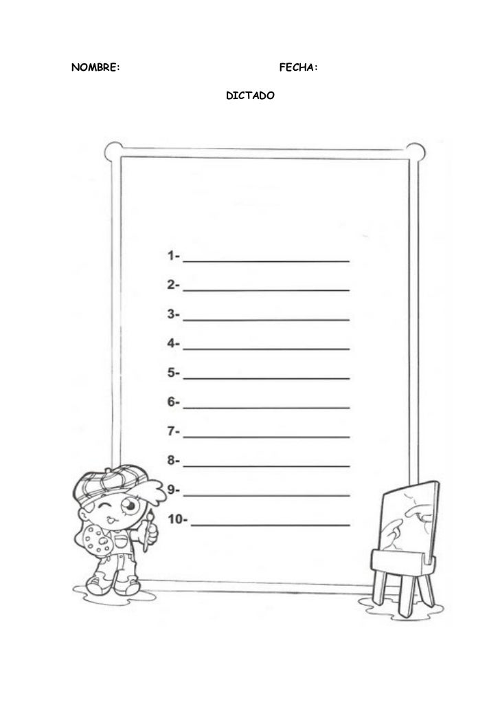 Formatos para dictados