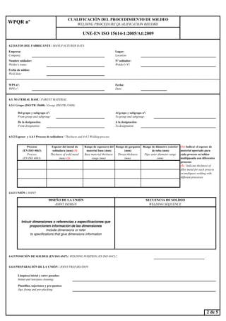 Formatos qpa ,qpr | PDF