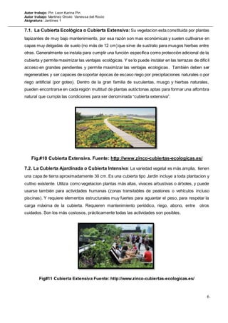 Formato terrazas verdes | DOCX