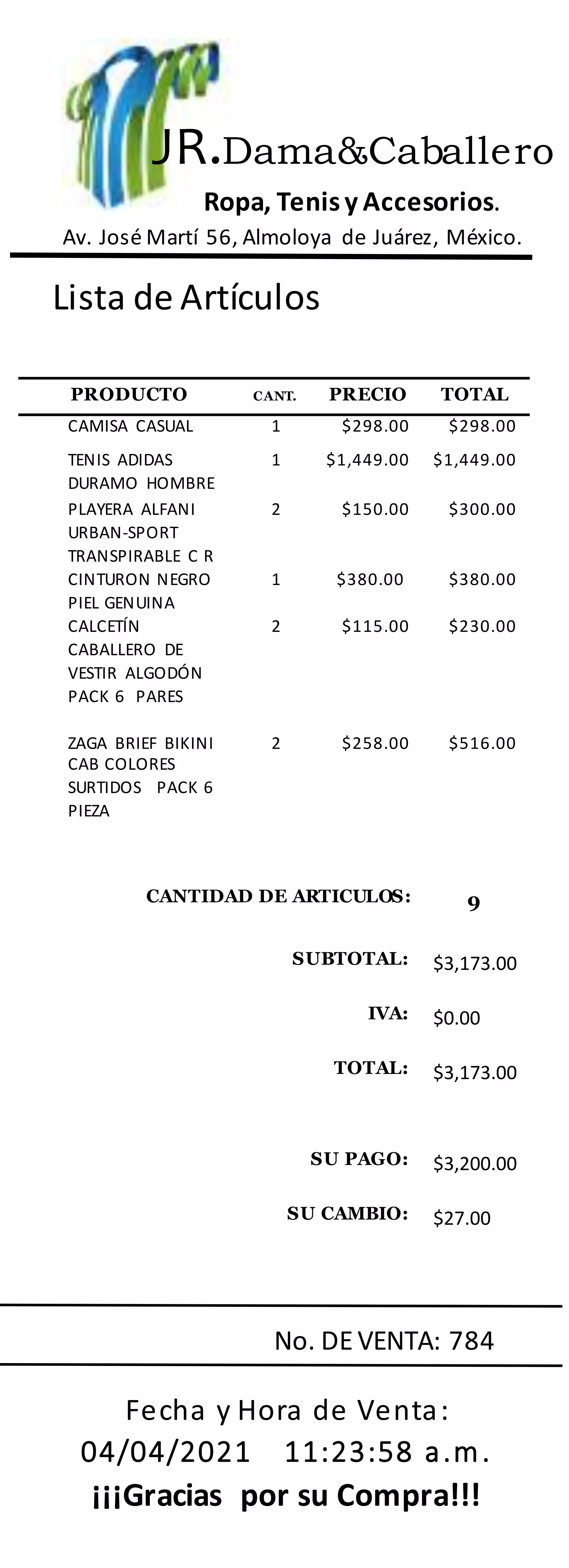 Formato ticket | DOCX