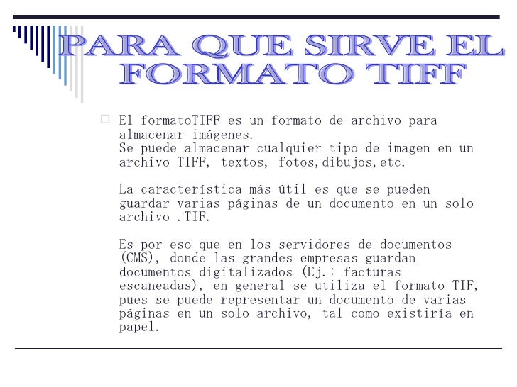 Formato tiff