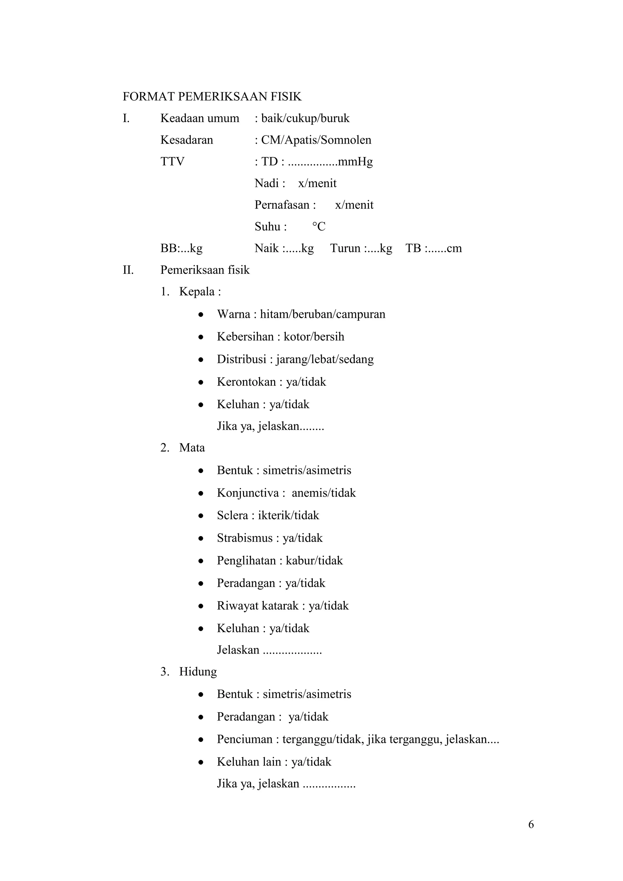 Format pengkajian gerontik | PDF