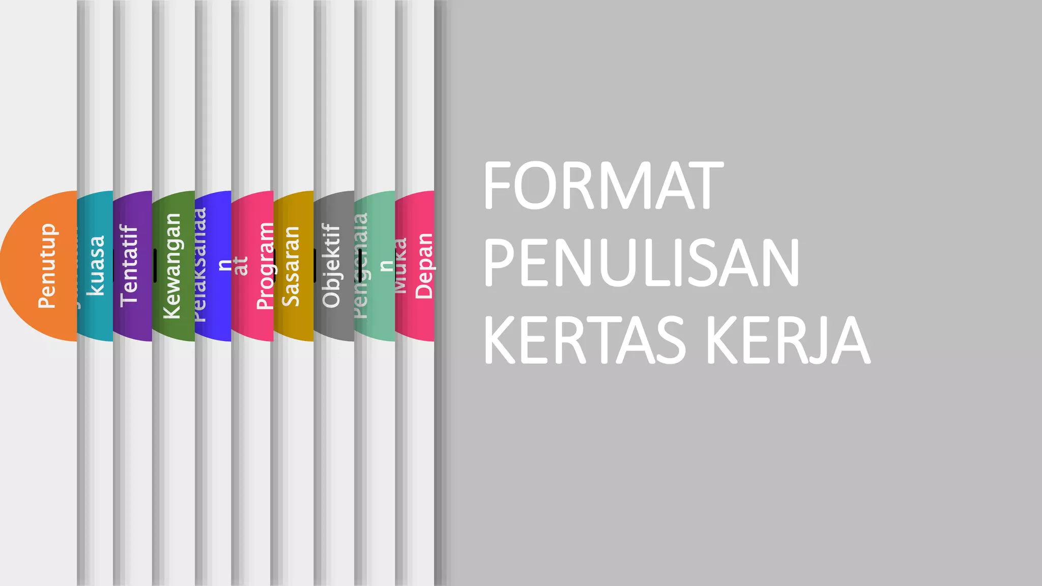 Format penulisan kertas kerja | PPTX