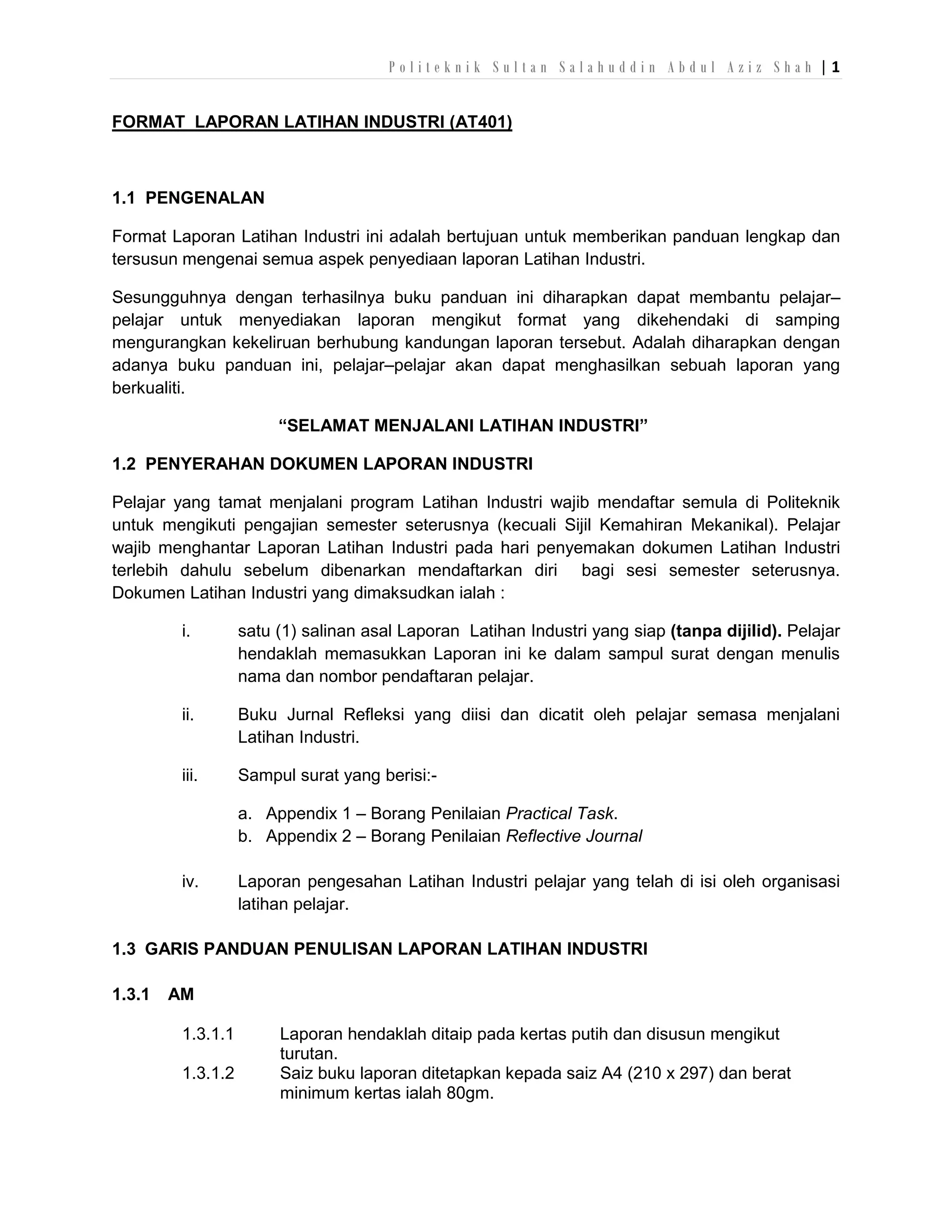 Format penulisan laporan_li_ | PDF