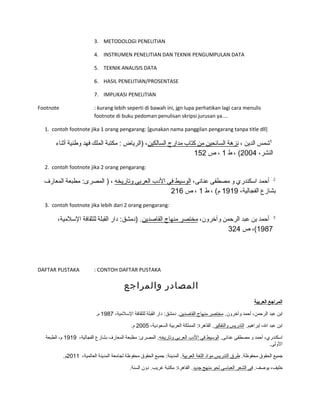 Format Penulisan Skripsi Doc
