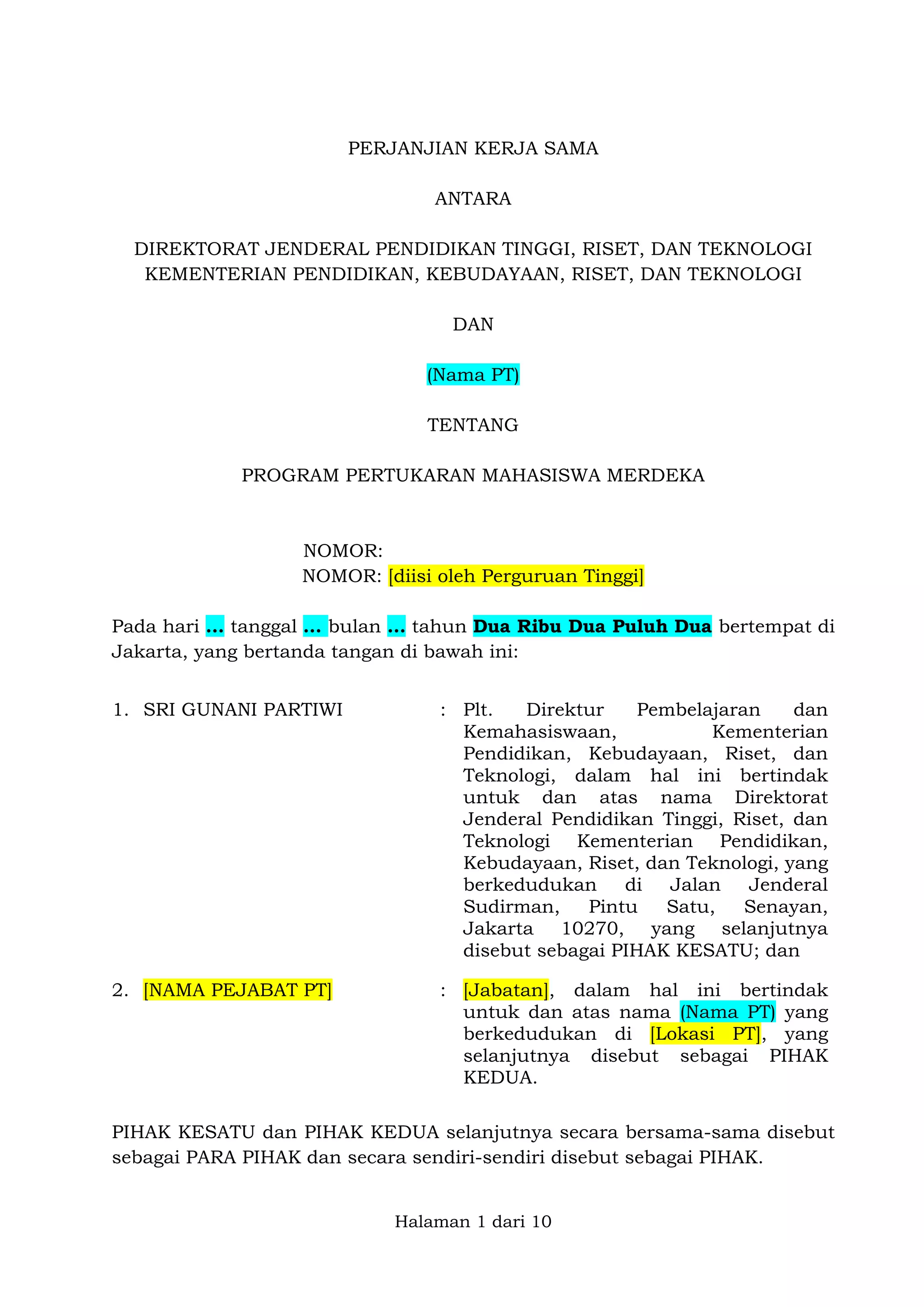 Format PKS Tipe 1 (yang mempunyai No.PKS PMM 1).docx