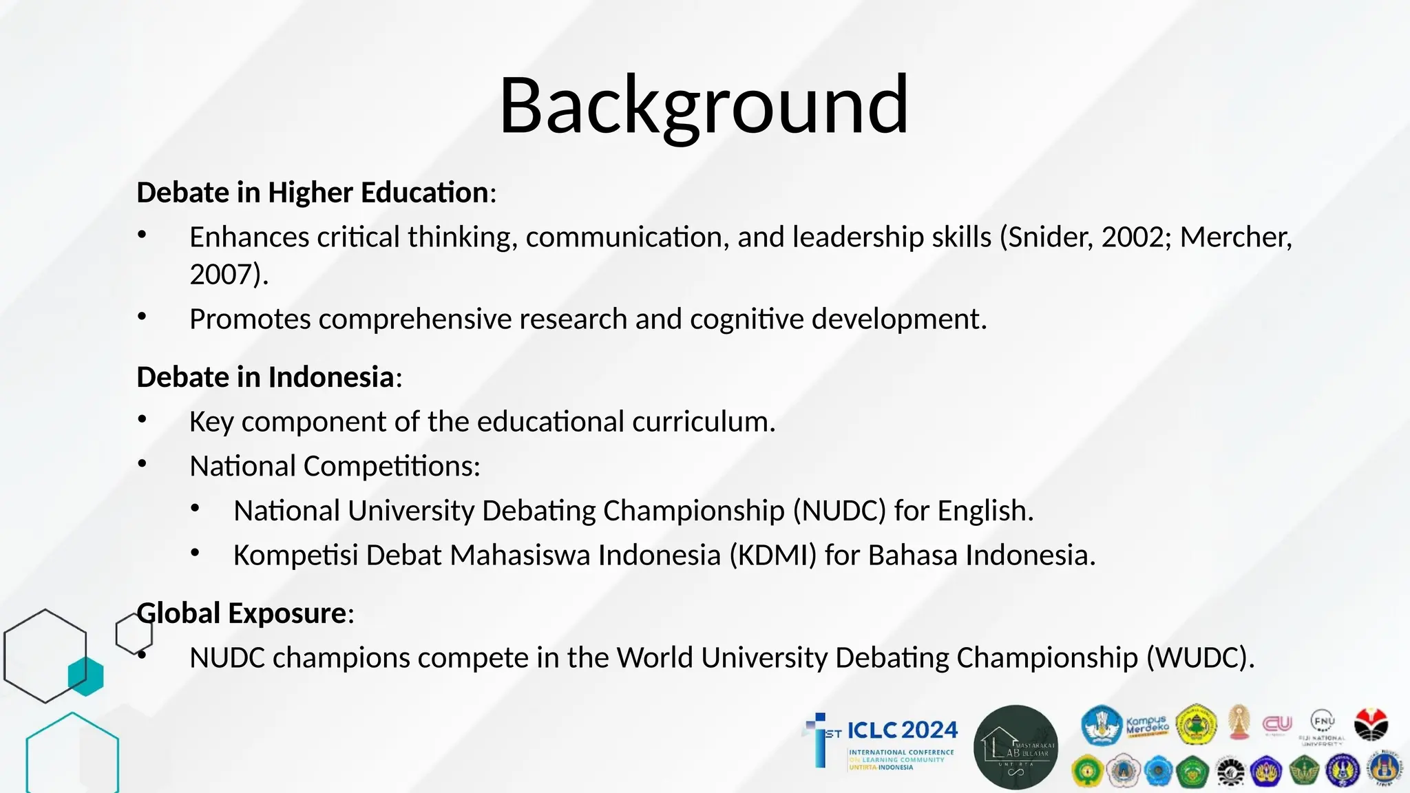 Format PPT Brand Image ICLC 2024 ---------------- | PPTX