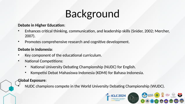 Format PPT Brand Image ICLC 2024 ---------------- | PPT