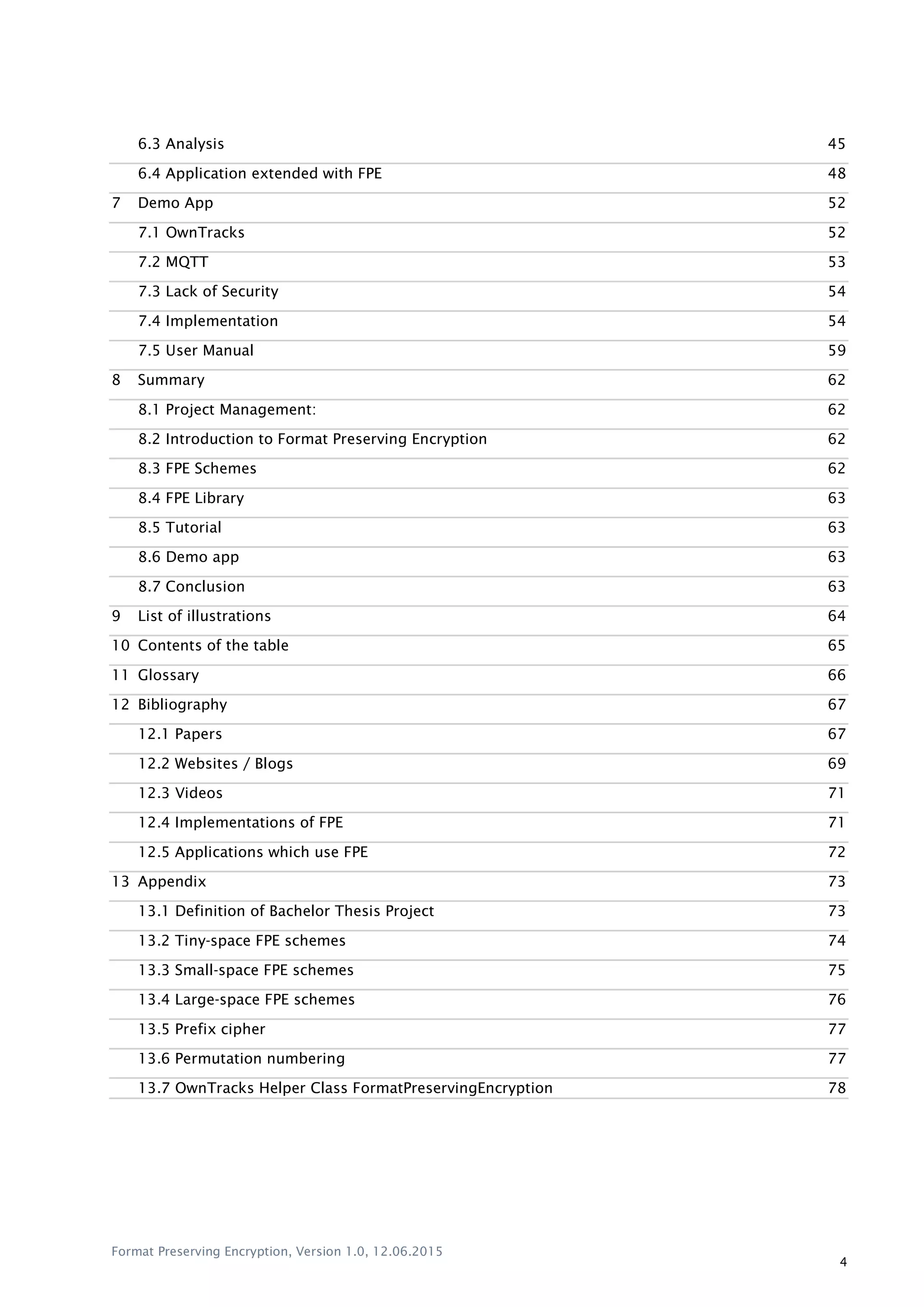 Format Preserving Encryption Bachelor Thesis Pdf Databases Computer Software And Applications