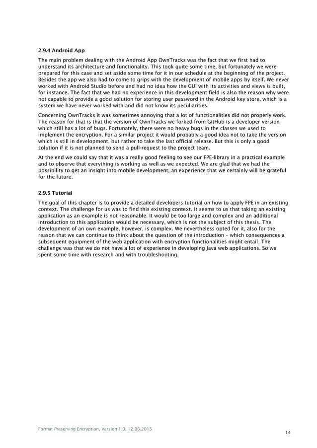 Format Preserving Encryption Bachelor Thesis Pdf Databases Computer Software And Applications