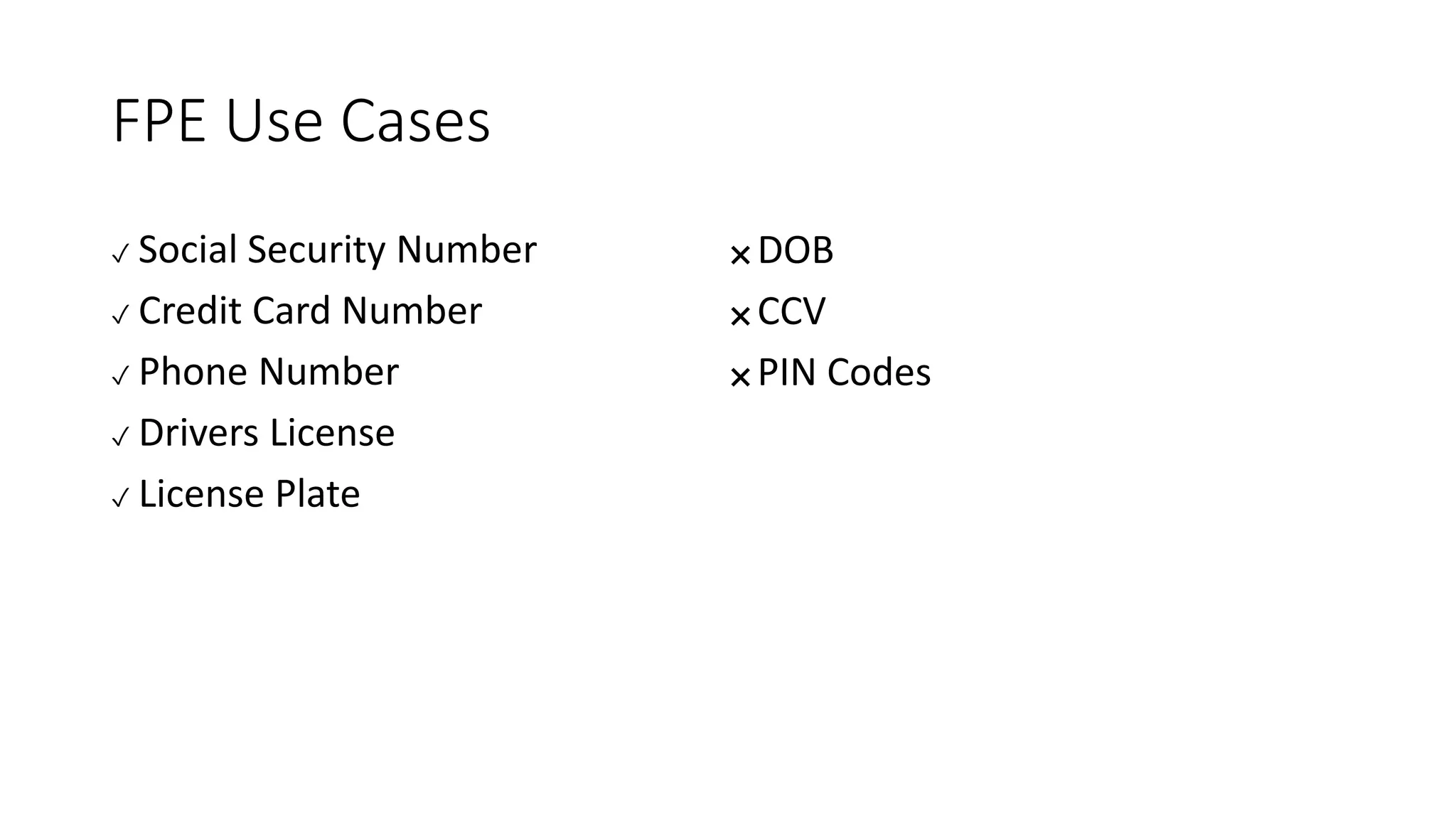 Format preserving encryption (FPE) - A Brief Intro | PPT