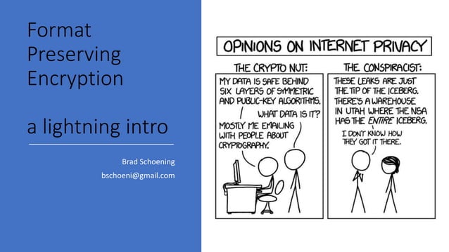 Format preserving encryption (FPE) - A Brief Intro | PPT