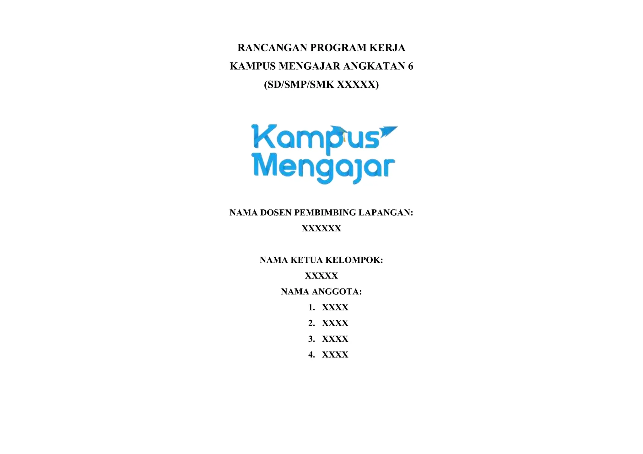FORMAT PROGRAM KERJA MAHASISWA KM 6.docx