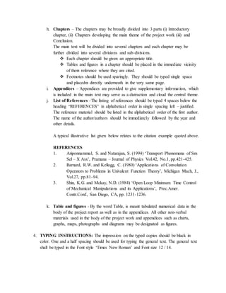 Format for Project | PDF