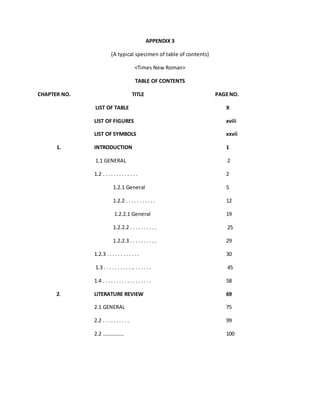 Format for Project | PDF