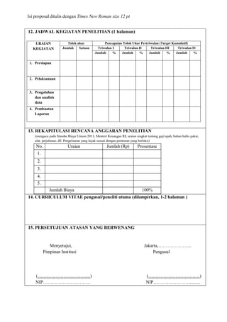 Format proposal | PDF